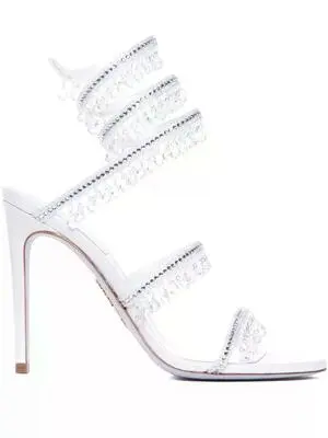 Rene Caovilla 105mm Leather Sandals