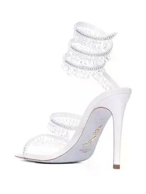 Rene Caovilla 105mm Leather Sandals