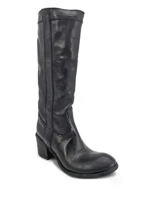 MADISON MAISON 57mm Leather Knee-high Boots - Black