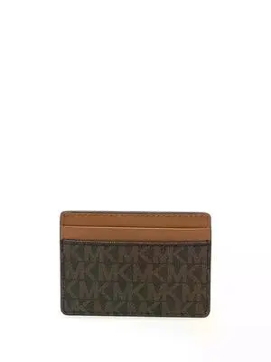 Michael Kors Leather Logo Card Holder