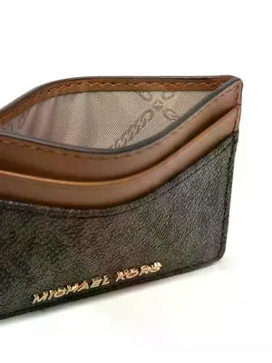 Michael Kors Leather Logo Card Holder