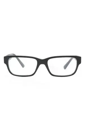 Prada Logo-print Rectangle-frame Glasses