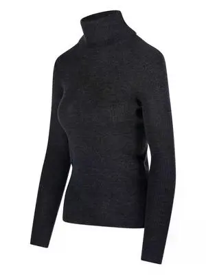 P.a.r.o.s.h Leila Ribbed Turtleneck Sweater - Grey
