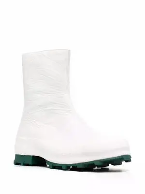 Camper Traktori Ankle Boots - White