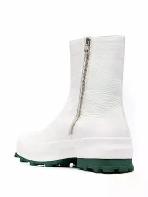 Camper Traktori Ankle Boots - White