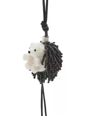 Loewe Hedgehog Beaded Keyring