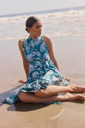 MARIE OLIVER Alice Maxi Dress - Hydrangea