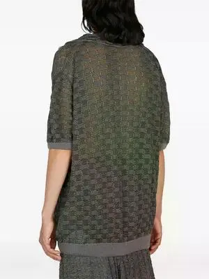 ISA BOULDER Grid Knit T-shirt