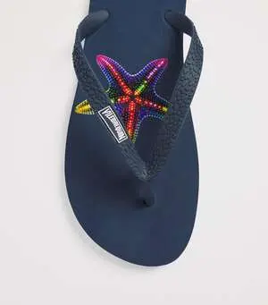Vilebrequin Disco Stars Flip-flops