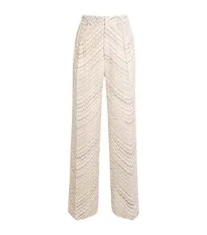 Missoni Zigzag Wide-leg Trousers