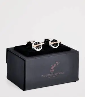 DEAKIN & FRANCIS Aluminium Sopwith Propellor Cufflinks