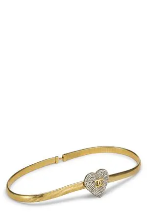 Chanel Crystal Heart Waist Belt