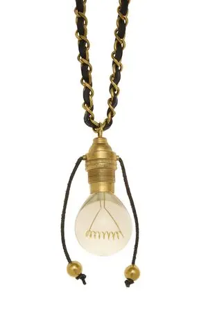 Chanel Lightbulb Necklace - Gold