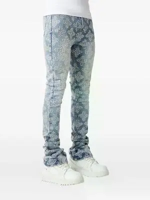 GUAPI Embellished Stacked Jeans