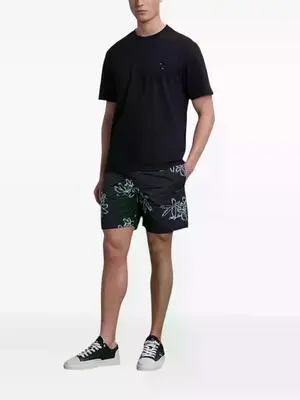 Filling Pieces Chrome Flower Swim Shorts