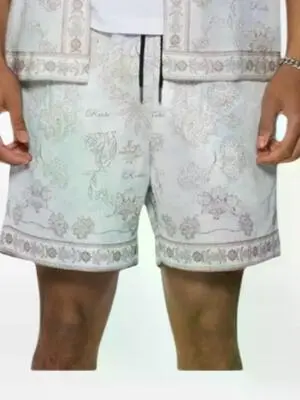 Ksubi Floral-print Shorts - Blue