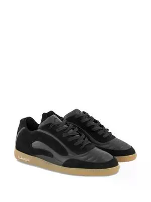 FLANEUR Leather And Suede Low-top Sneakers