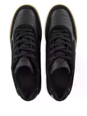 FLANEUR Leather And Suede Low-top Sneakers