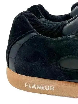 FLANEUR Leather And Suede Low-top Sneakers