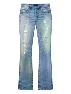 PURPLE BRAND Cotton-blend Flare Jeans