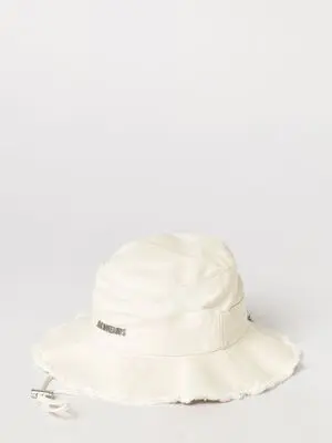 Jacquemus Bucket Hat With Drawstring - Beige