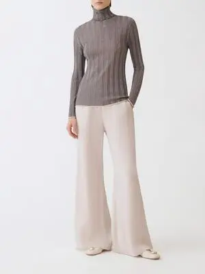 Fabiana Filippi Wide Leg Trousers - Dust