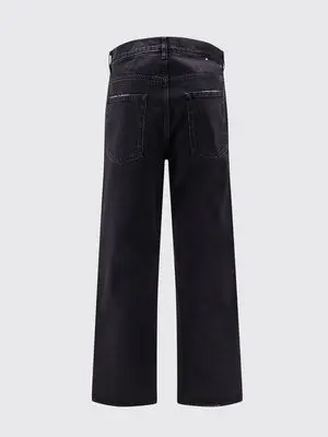 GOLDEN GOOSE Skate Straight Fit Mid-rise Jeans In Wash Cotton Denim