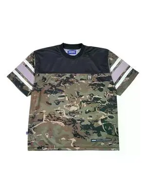 DEVÁSTATES Camouflage-print T-shirt