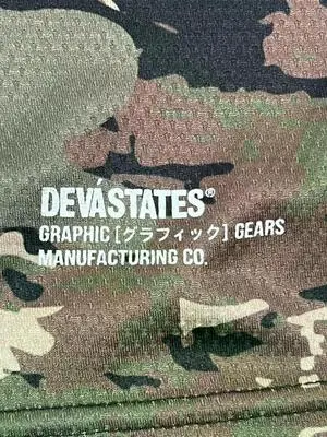 DEVÁSTATES Camouflage-print T-shirt