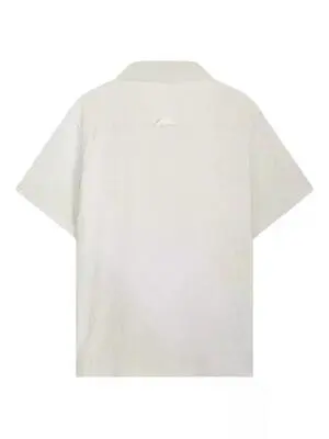 Filling Pieces Floral-embroidered Resort Shirt - Neutrals