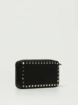 Valentino Garavani Rockstud Grained Leather Clutch
