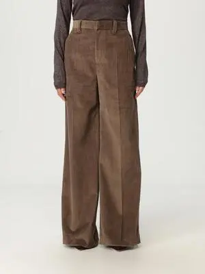 Brunello Cucinelli Wide Leg Corduroy Trousers
