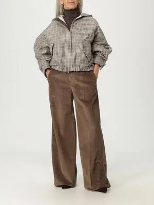 Brunello Cucinelli Wide Leg Corduroy Trousers