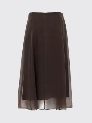 Brunello Cucinelli A-line Skirt - Burnt