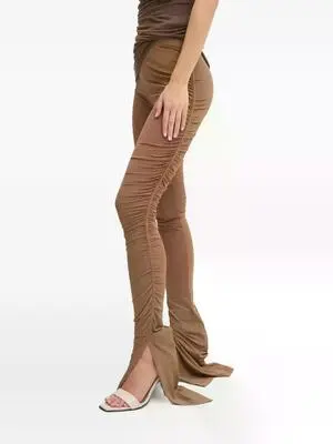 Rick Owens Ruched Split-hem Trousers