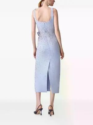 Carolina Herrera Crystal-embellished Midi Dress