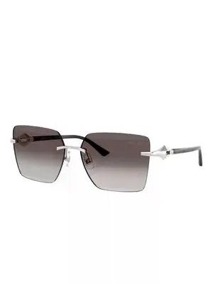 JIMMY CHOO Rimless Square Sunglasses