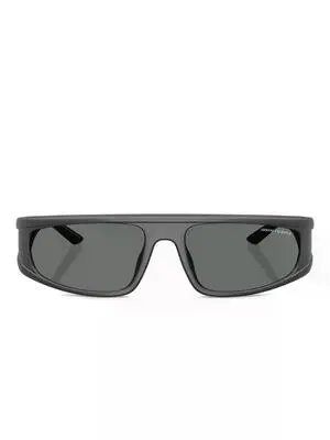 Armani Exchange Geometric-frame Sunglasses - Grey
