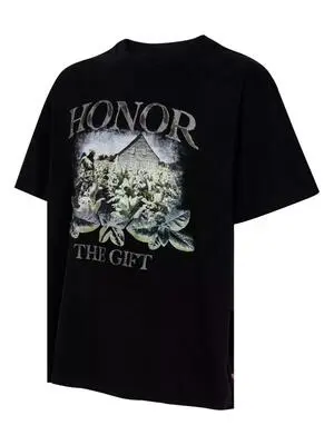 HONOR THE GIFT D-holiday Tobacco Field Short-sleeve T-shirt