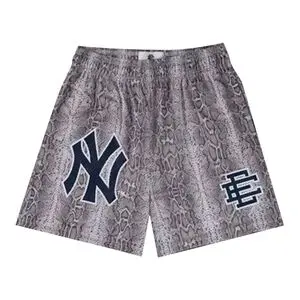 ERIC EMANUEL Ee Basic New York Yankees Snakes Short - Grey