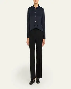Vince Classic Slim-fit Shirt - Juniper