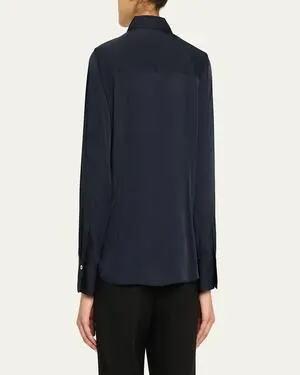 Vince Classic Slim-fit Shirt - Juniper