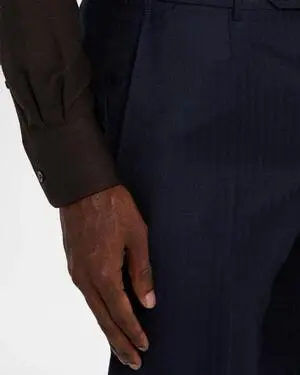 Zegna Apos;s Trofeo Wool Tonal Stripe Two-piece Suit - Nvy Strp