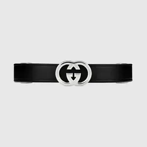 Gucci Interlocking G Leather Bracelet