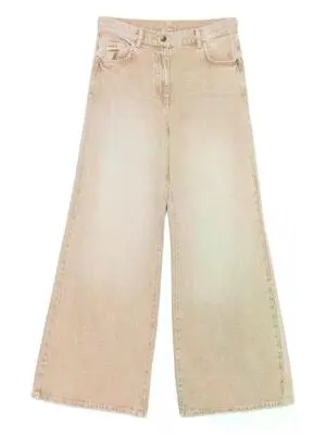 Patrizia Pepe Five-pocket Wide Leg Jeans