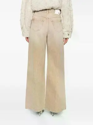 Patrizia Pepe Five-pocket Wide Leg Jeans