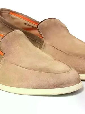 Santoni Flat Loafers - Neutrals