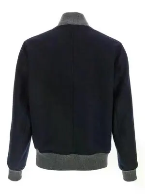Brunello Cucinelli Ribbed-knit Wool Bomber Jacket