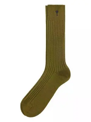 Ami De Coeur Cotton Socks - Green