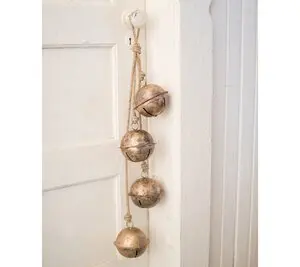 KALALOU String Of Brass Finish Bells - One-color